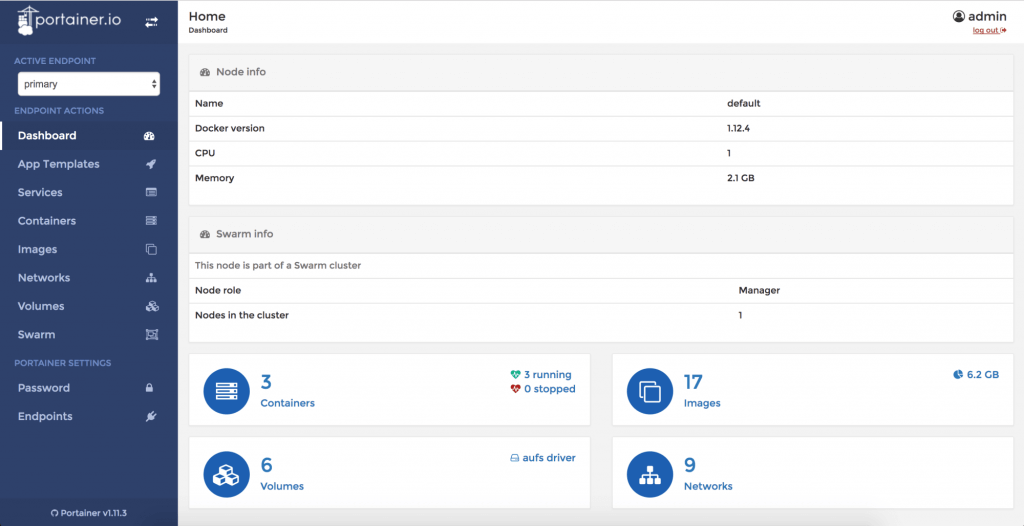 Portainer: управление Docker и Swarm при помощи Web-UI